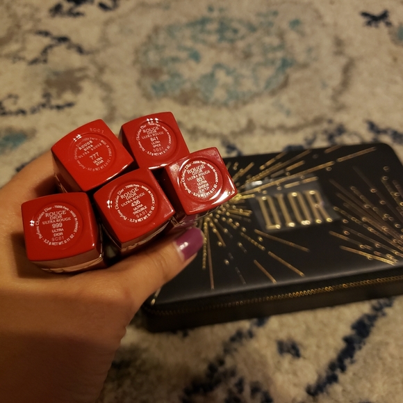 Dior | Makeup | Dior Rouge Ultra Rouge Lipstick Set Of 5 | Poshmark
